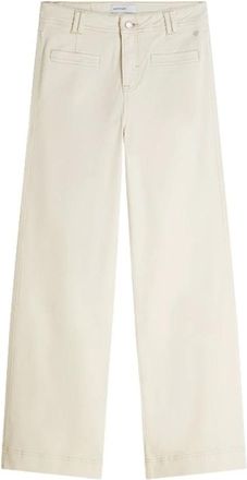 Summum Femme, Pantalons, Beige, Taille: 44 FR Flare Pant Core Stretch Twill