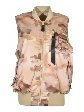 Alpha Industries Blouson Rembourr&eacute; - Beige Fonc&eacute;