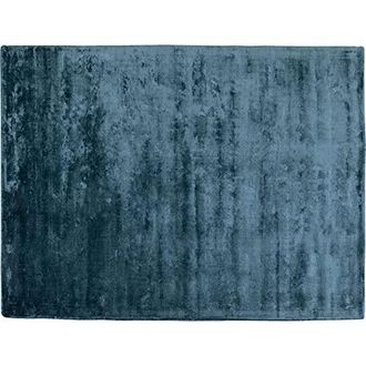 Kare Design Design Teppich Cosy Ocean 240x170cm, Unterseite Baumwolle, Oberseite: 100% Viskose, Blau