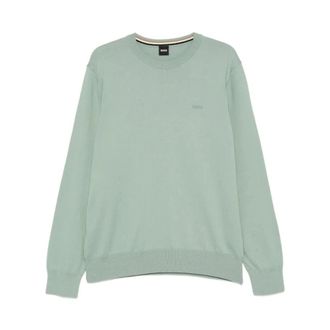 HUGO BOSS Round-Neck Strickwaren - - Knitwear - Herren - Gr&uuml;n - M