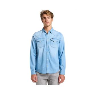 Lee Homme, Chemises, Bleu, Taille: 2XL Chemises en jean