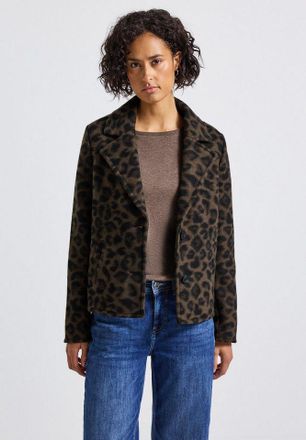 Street One Trenchcoat mit allover Leoprint