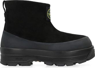 Stone Island Homme, Sport, Noir, Taille: 44 EU Bottines cheville en daim