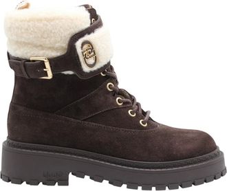 Liu Jo Bottines &agrave; lacets Edenveys - Femme - Chaussures - Brun - Taille: 37 EU