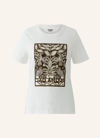 Oui T-Shirt weiss