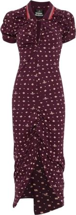 Vivienne Westwood Femme, Robes, Violet, Taille: 36 FR Pulling Dress Ikat