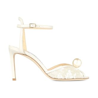 Jimmy Choo London Femme, Chaussures, Beige, Taille: 36 EU &Eacute;l&eacute;gantes Sandales Ivoire pour Femmes