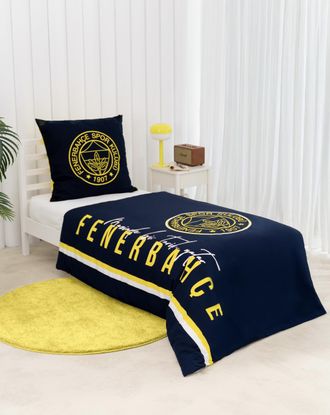 Disney Fenerbahçe Bettwäsche-Set 2 teilig - Bettwäsche 135x200 und Kopfkissenbezug 80x80-100% Baumwolle Super Weich - Doppelseitiger Kinder Bettwäsche für Ju