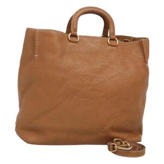 Prada Pre-owned Leder Handtaschen - - Pre-owned - Damen - Braun - ONE SIZE