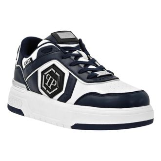 Philipp Plein unisex, Chaussures, Bleu, Taille: 46 EU Sk8R Low Baskets