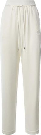 Max Mara Pantalon de jogging - Femme - Pantalons - Blanc - Taille: 40 FR