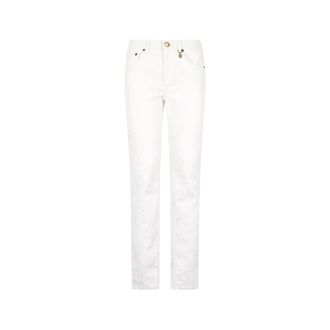 Roberto Cavalli Femme, Jeans, Blanc, Taille: 34 FR Jean Slim Fit Moderne