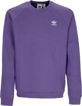 adidas Trefoil Essential Crewneck - - Sport - Herren - Lila - XS