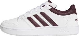 adidas Homme Hoops Classic Shoes, FTWR White/Maroon/FTWR White, 39 1/3 EU