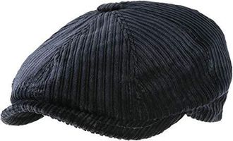 Classic Italy Béret - Casquette Plate Homme ou Femme Classic Irlandaise Velours - Taille 57 cm - Noir