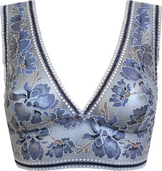 Anekdot Damen vegan Bralette Blau Bernstein