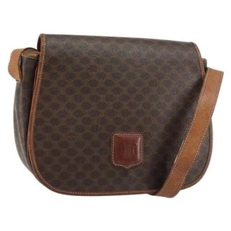 Celine Sac bandouli&egrave;re vintage Pre-owned - Femme - Pre-owned - Brun - Taille: ONE Size