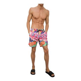 Philipp Plein Lange Badeshorts Tutti Frutti Fantasia - - Swimwear - Herren - Mehrfarbig - L
