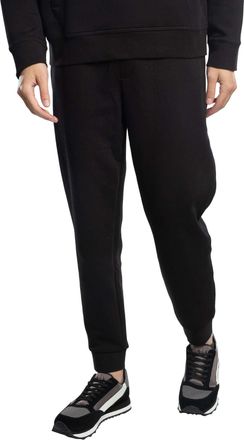 A|X Armani Exchange Herren Icon Project, Emboidered Logo Trainingshose, Schwarz, Klein
