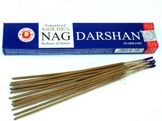 Guru Shop Vijayshree R&auml;ucherst&auml;bchen - Golden Nag Darshan 15 g, 2x5x23 cm