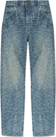 Balmain Homme, Jeans, Bleu, Taille: W29 Monogram Jeans
