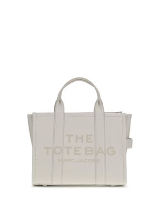 Marc Jacobs Womens Medium Tote Handbag Calf Leather White Handbags Hand Bags