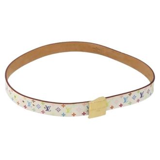 Louis Vuitton Pre-owned Canvas G&uuml;rtel - - Pre-owned - Damen - Mehrfarbig - ONE SIZE