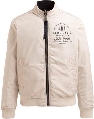 Camp David Wendejacke mit Rippb&uuml;ndchen im &Auml;rmel