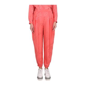 Stella McCartney Bedruckte Trainingshose - - Trousers - Damen - Rosa - M