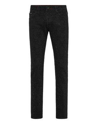 Philipp Plein Jeans Gerader Schnitt Monogram