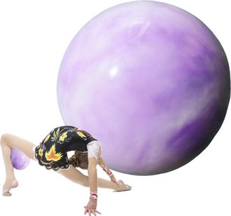 Generic Yoga Stabilit&auml;t Gymnastikball Pvc - Mini Pilates, Core Trainer Kraft und Haltung, kompakter Fitnessball mit K&ouml;rperstraffung und Flexibilit&auml;t | Ideal z
