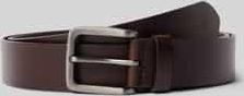 Tom Tailor Ledergürtel mit Dornschließe Modell Scott