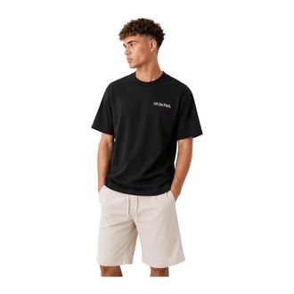 Off the Pitch Record Oversized T-Shirt - - Tops - Herren - Schwarzk - S