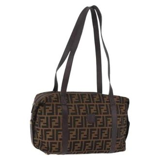 Fendi Pre-owned Vintage Zucca Canvas Tote Bag - Femme - Pre-owned - Brun - Taille: ONE Size