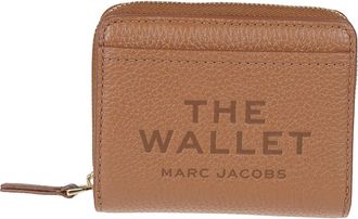 Marc Jacobs Femme, Accessoires, Brun, Taille: ONE Size Le Mini Portefeuille Compact en Cuir