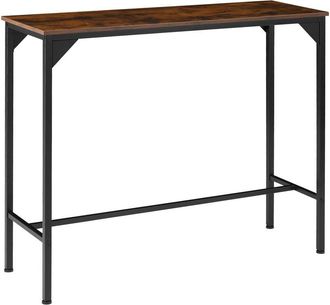 TecTake Table de bar style industriel 120 x 40 x 100,5 cm