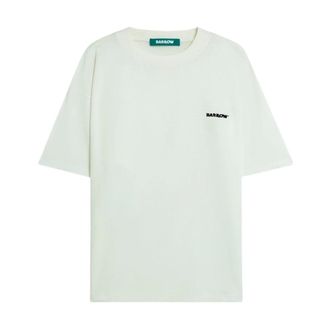 Barrow Barrow, Homme, Tops, Beige, Taille: XL T-Shirt Iconique en Jersey