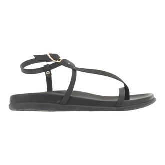 Ancient Greek Sandals Asymmetrische flache Sandale - - Shoes - Damen - Schwarzk - 37 EU