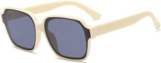 Generic Lunettes De Soleil Surdimensionnées For Hommes, Sport For Femmes, For Les Vacances En Voiture(White)