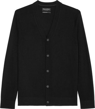 Marc O'Polo Regular Strickjacke - - Knitwear - Herren - Schwarzk - L