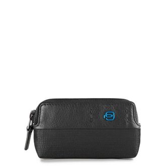 Piquadro unisex, Accessoires, Noir, Taille: ONE Size &Eacute;tui porte-cl&eacute;s avec deux anneaux