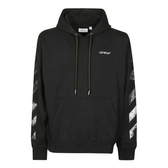 Off-white Homme, Sweatshirts et sweats &agrave; capuche, Noir, Taille: L SweaT-shirt Skate Metal Arrow