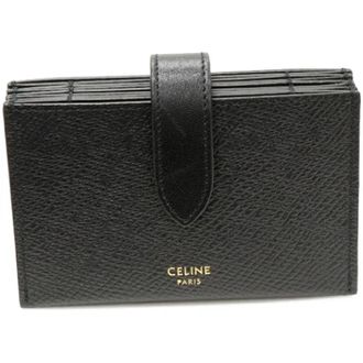 Celine Pre-owned Vintage Leder Portemonnaie - - Pre-owned - Damen - Schwarzk - ONE SIZE