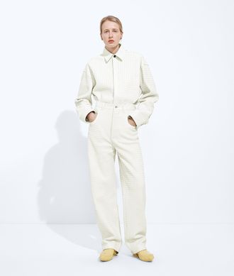 Bottega Veneta Pantalon En Cuir Intrecciato - Bottega Veneta