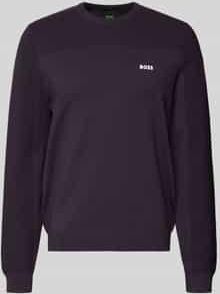 HUGO BOSS Regular Fit Strickpullover mit Woll-Anteil Modell MOMENTUM