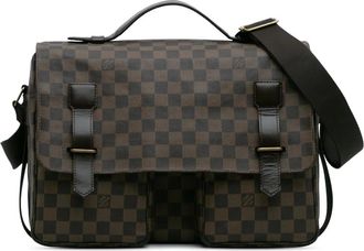 Louis Vuitton 2007 Damier Ebene Broadway Satchel-Tasche - Braun