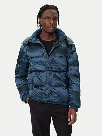 Guess Winterjacke M5BL2L WGZF2 Blau Regular Fit
