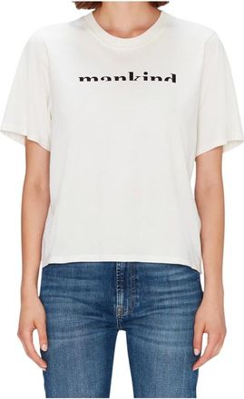 7 For All Mankind Femme, Tops, Blanc, Taille: 38 FR T-shirt
