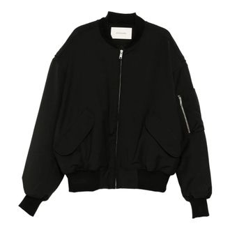 Entire studios Broad Bomber Wool - - Jackets - Damen - Schwarzk - XS