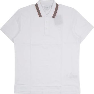 Burberry Homme, Tops, Blanc, Taille: XL Pierson Polo